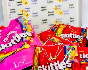 Skittles Sweets Gift Box Selection Hamper - Etsy