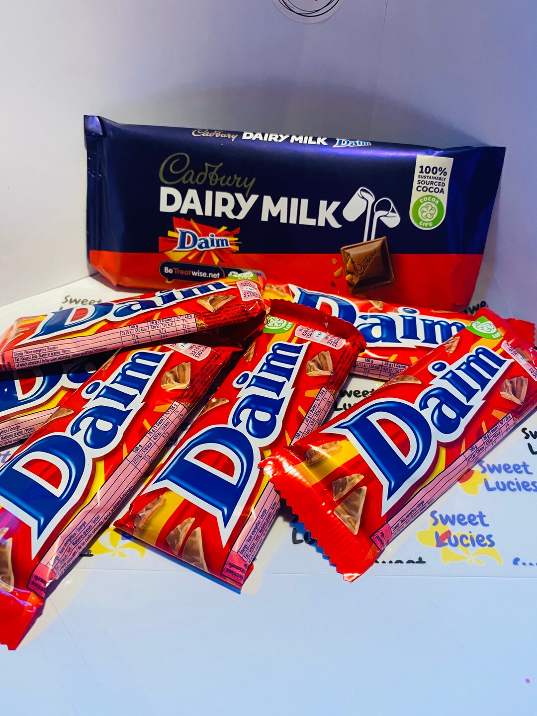 Cadbury Daim Bar Gift Box Mint Daim - Etsy UK