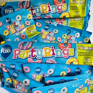 Party Ring Biscuits Gift Box Chocolate Party Rings - Etsy