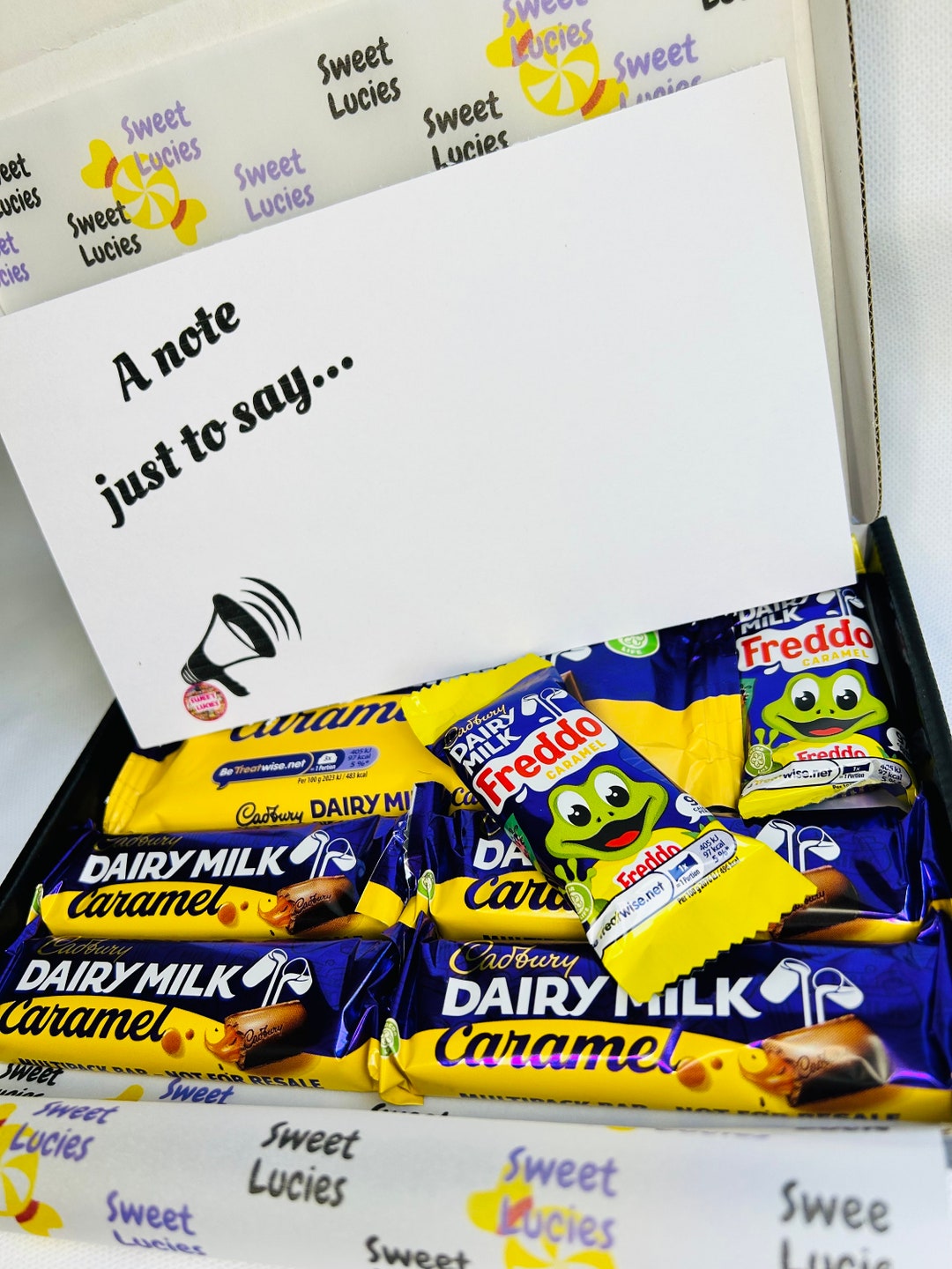 Caramel Gift Box | Handmade Cadbury Caramel Letterbox Hamper | Dairy ...