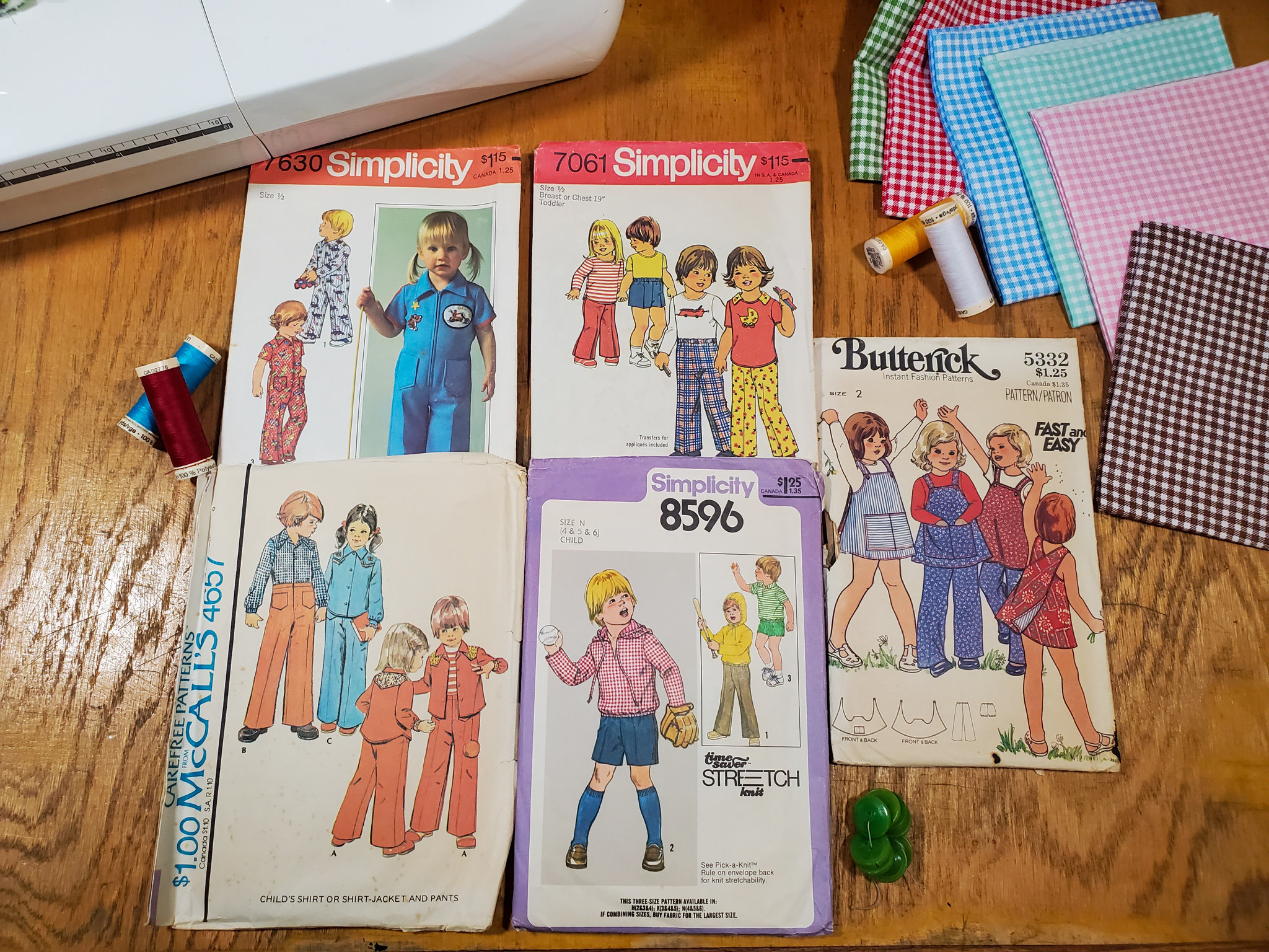 1970's Vintage Sewing Patterns - Women's, Children's and Men's Clothing ...
