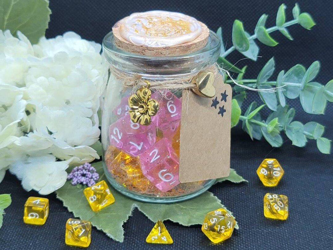 Soft Vibes - Dnd Dice Set Bottle - Etsy