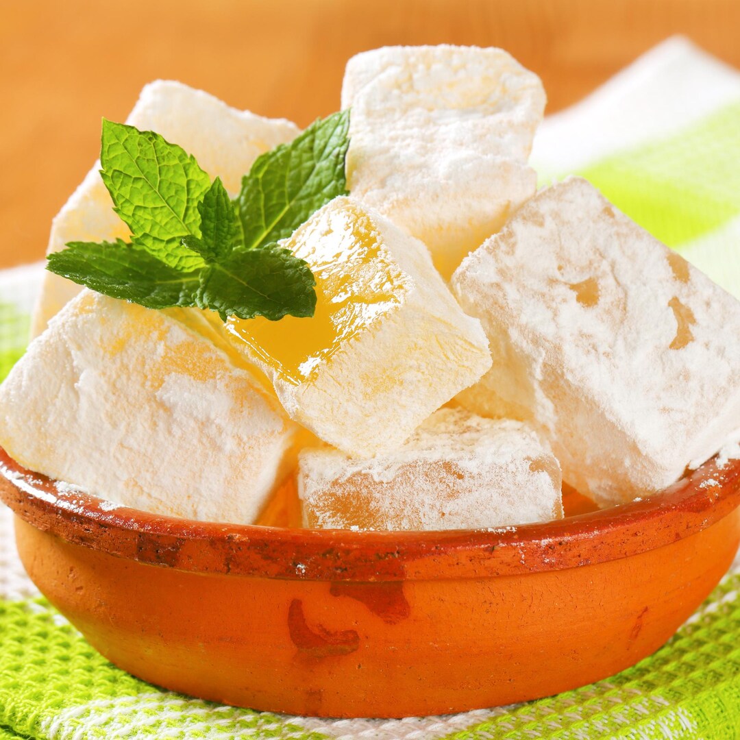 Traditional Cyprus Delights Gift Box Authentic Greek Loukoumi Sweets ...