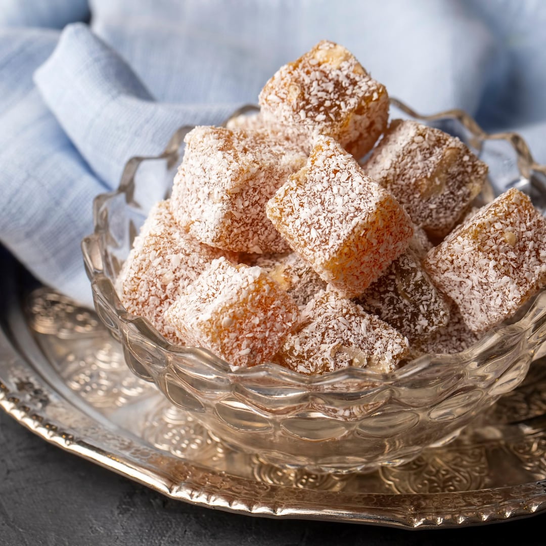 Set of 2 Traditional Greek Delights Authentic Cyprus Sweets Rose Mastic ...