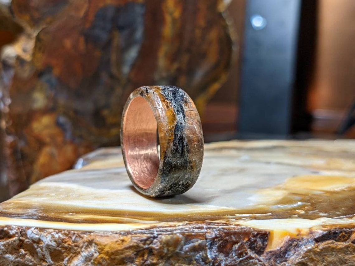 Desert Dream Granite Ring Singular Solid Stone - Etsy