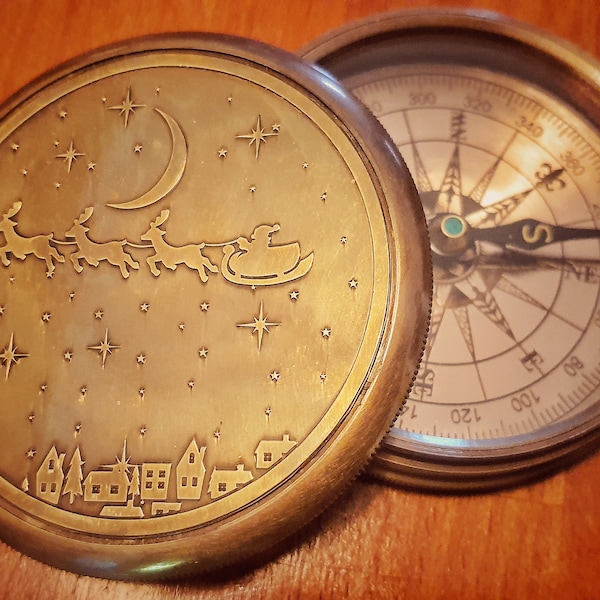 Brass Compass - Etsy