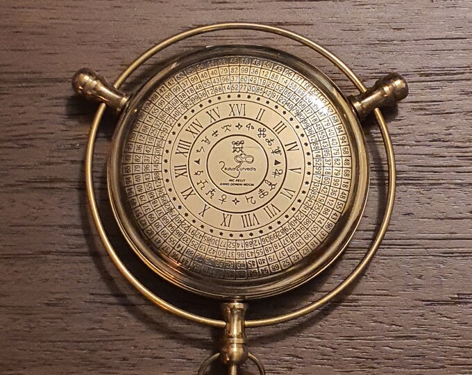 His Dark Materials, Alethiometer/golden Compass Inspired Fan Enamel Pin ...