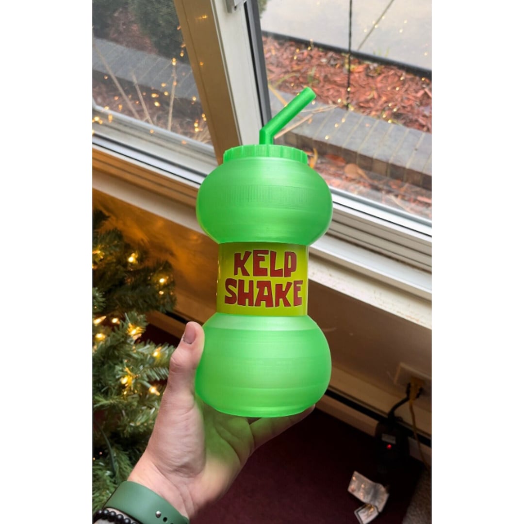 Kelp Bottle, Kelp, Fan Made Prop, Child's Room Display Piece, Prop ...