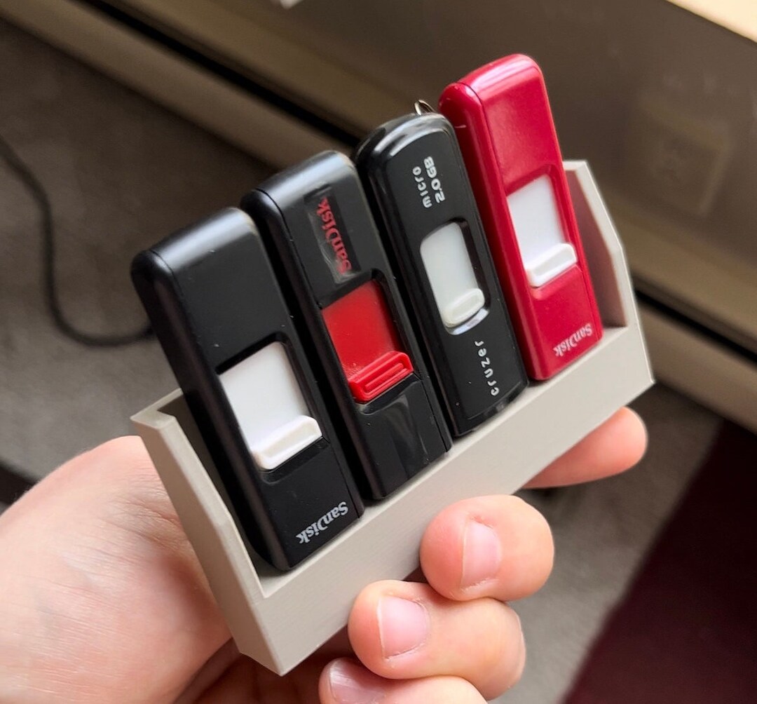 Laptop Travel Flash Drive Holder Flash Drive Storage Laptop - Etsy