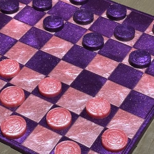 Customizable Checkers Set 11x11 - Etsy