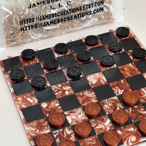 Customizable Checkers Set (11x11) - Etsy