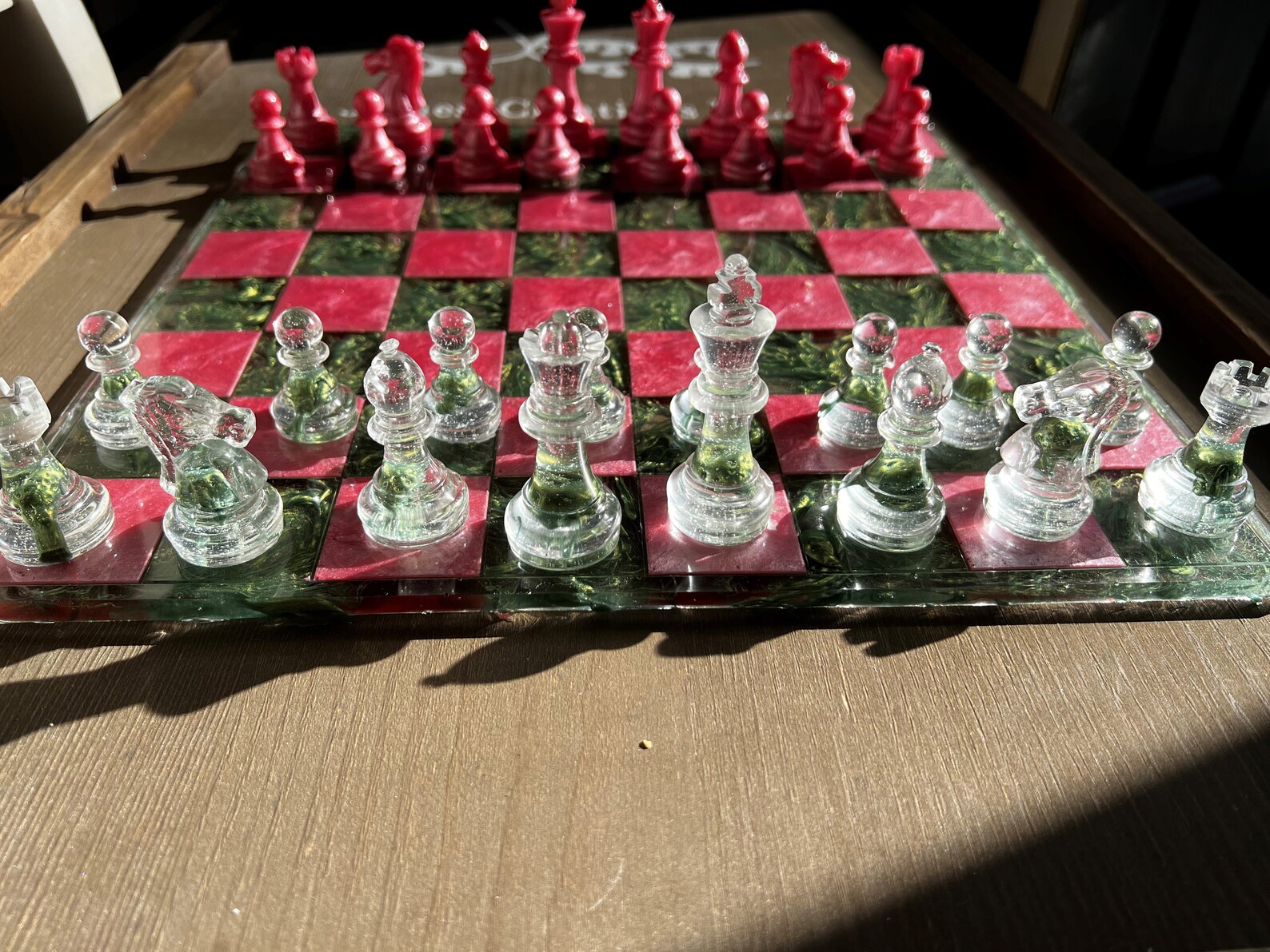 Custom Resin Chess Set 12 X 12 | Etsy