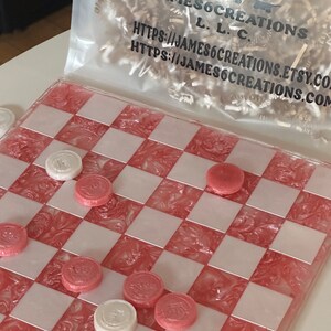 Customizable Checkers Set (11x11) - Etsy