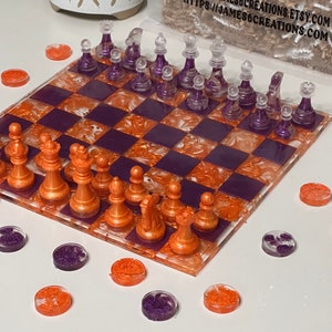 Custom Chess / Checker Set - Etsy