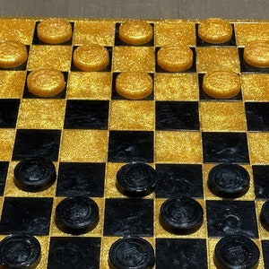 Customizable Checkers Set 11x11 - Etsy