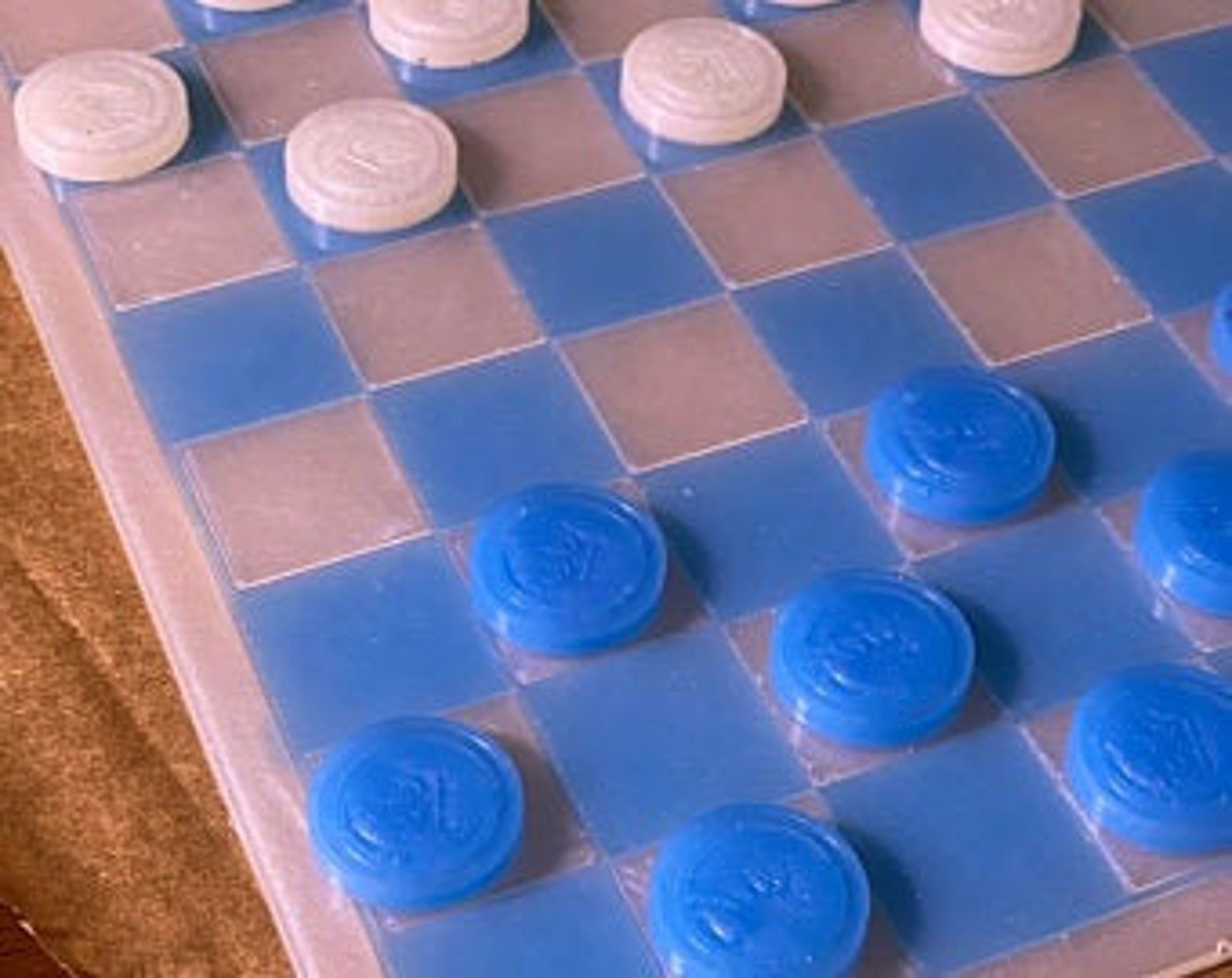 Custom Resin Checker Pieces | Etsy