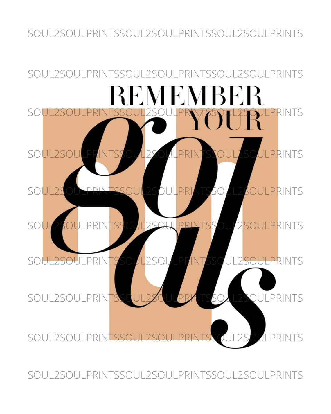 Remember Your Goals-quote, Typography Print, Quotes Print, Instant ...
