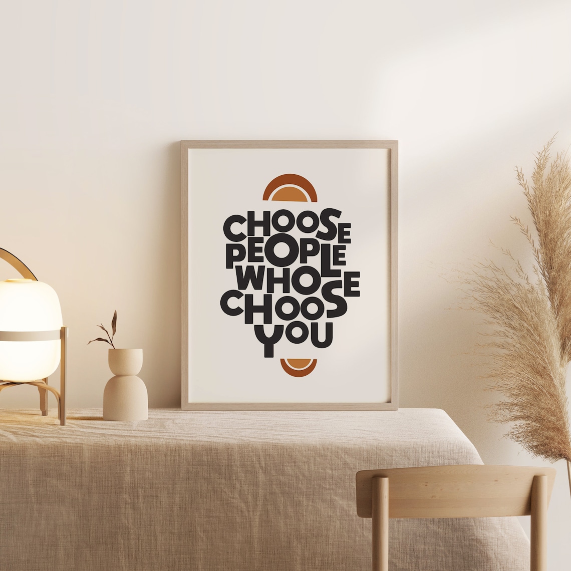 Choose People Who Choose You-Quote Printable Wall Art Quote | Etsy