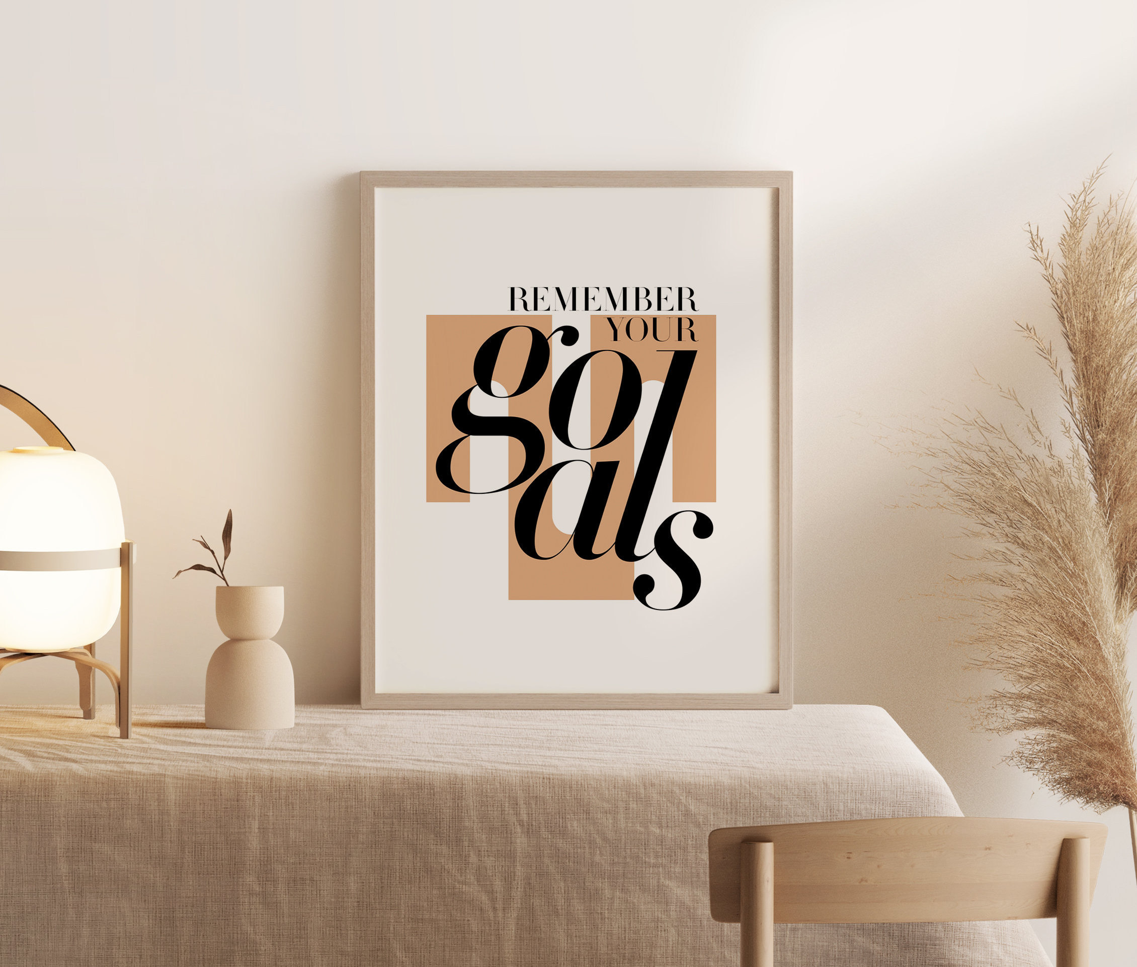 Remember Your Goals-quote, Typography Print, Quotes Print, Instant ...