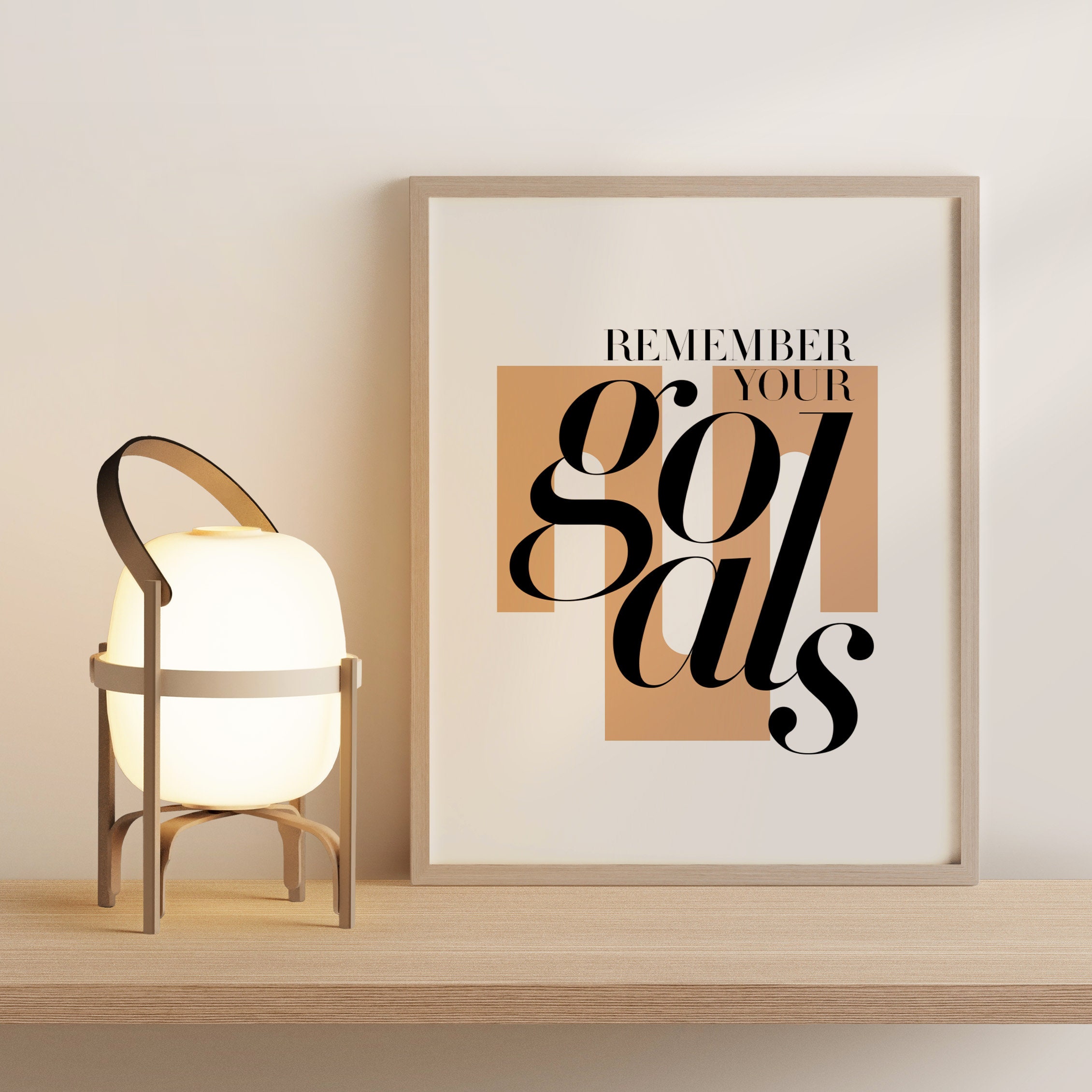 Remember Your Goals-quote, Typography Print, Quotes Print, Instant ...