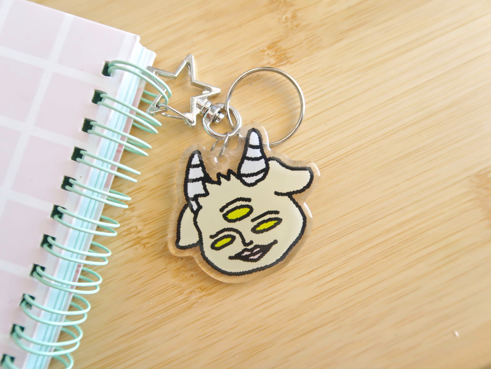 Demonic Goat Baphomet Acrylic Keychains Funny Cute Resin - Etsy Australia