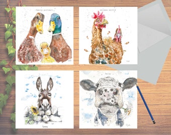 Farm Greeting Card - Etsy