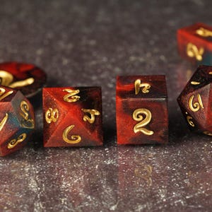 Sorcerer's Crypt - Handmade Polyhedral Dice Set Dungeons & Dragons - Etsy