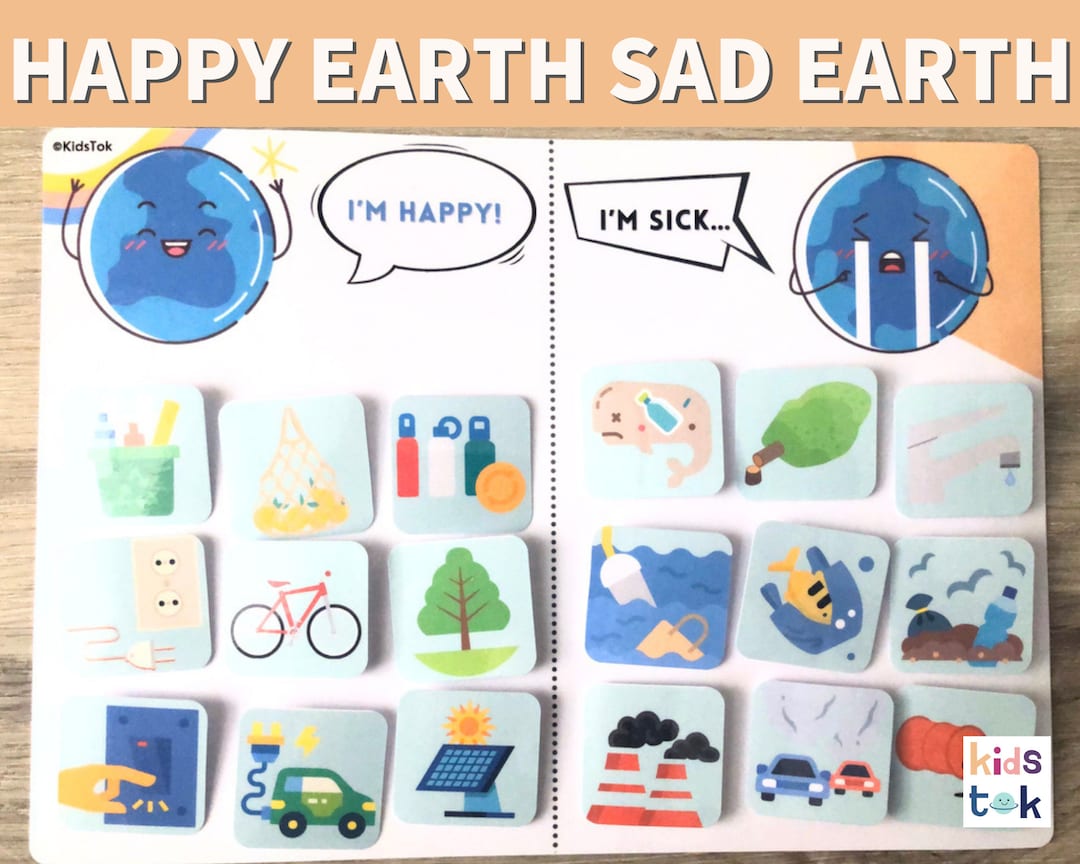 Earth Day Preschool Activity Printable, Nursery Earth Day Activity ...