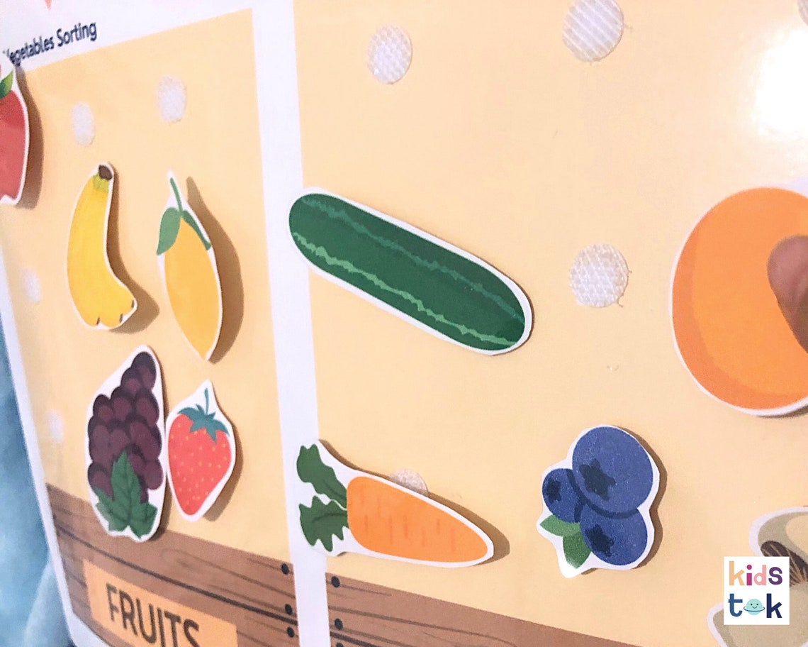 Fruit and Vegetable Sorting Game, Fruit and Vegetable Sorting Activity ...