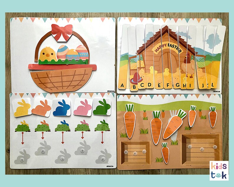 Easter Busy Book Printable, Preschool Busy Book, Toddler Activity at ...