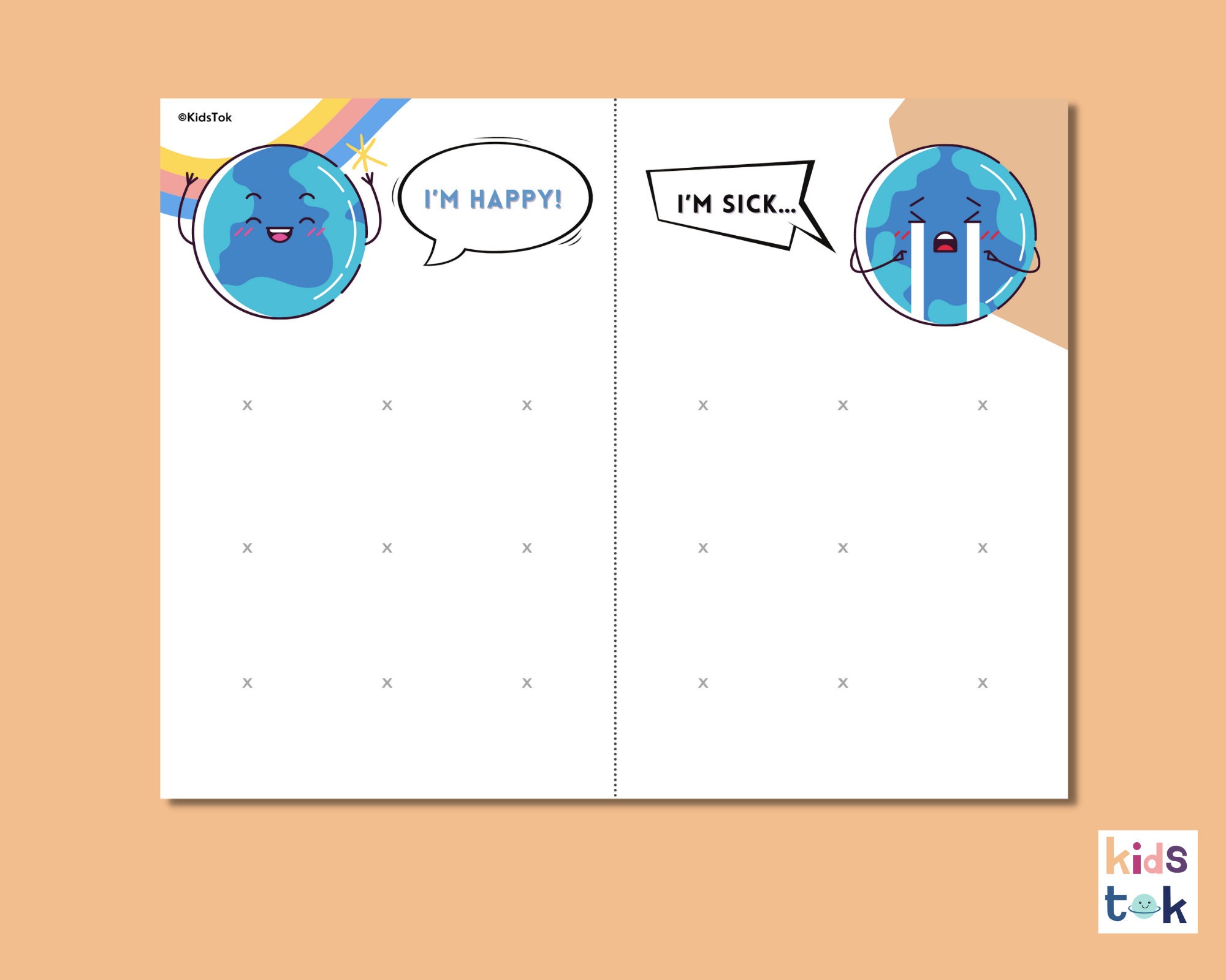 Earth Day Preschool Activity Printable, Nursery Earth Day Activity ...