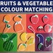 Fruit and Vegetable Colour Matching, Fruit and Vegetable Color Matching ...