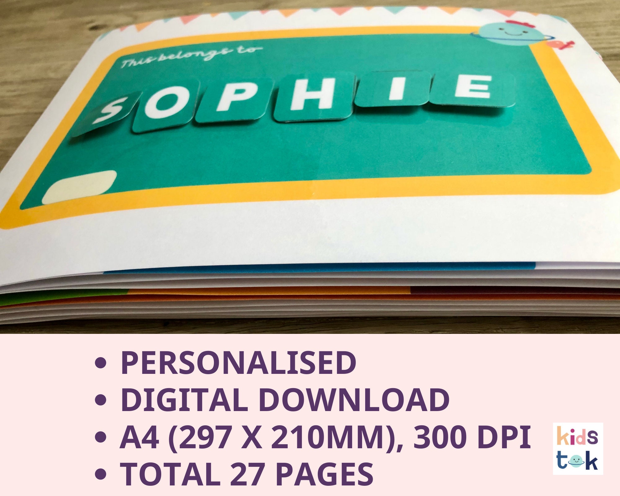 Fruit and Vegetable Busy Book Printable, Food Busy Book, Personalised ...