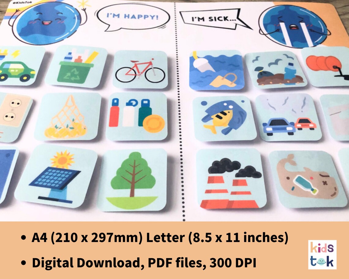 Earth Day Preschool Activity Printable, Nursery Earth Day Activity ...