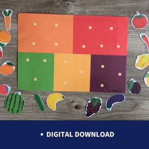 Fruit and Vegetable Colour Matching, Fruit and Vegetable Color Matching ...