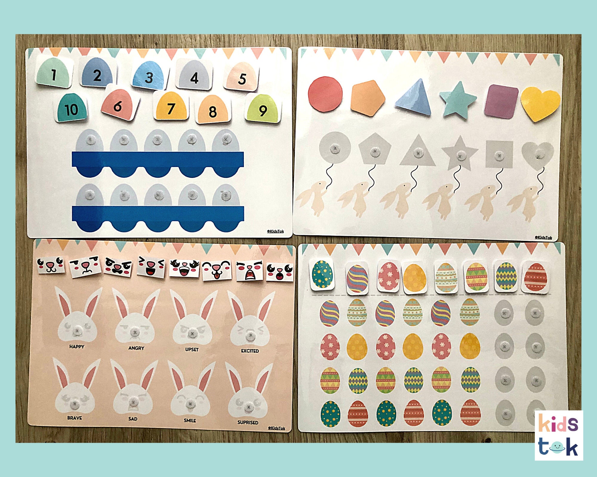 Easter Busy Book Printable, Preschool Busy Book, Toddler Activity at ...