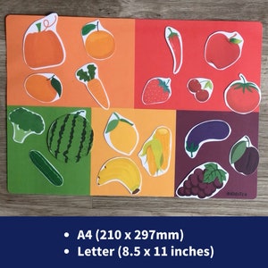 Fruit and Vegetable Colour Matching, Fruit and Vegetable Color Matching ...