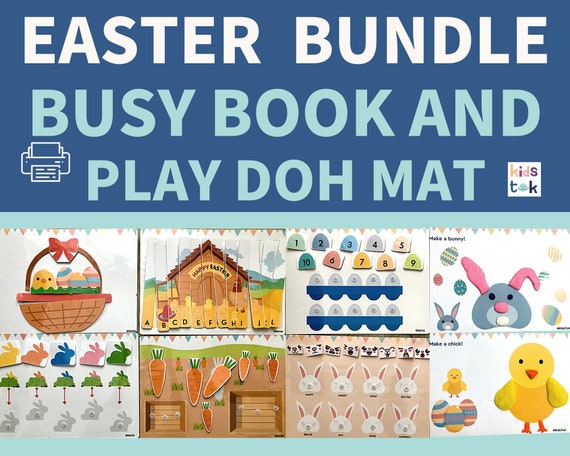 Easter Busy Book Printable Preschool Busy Book Toddler - Etsy