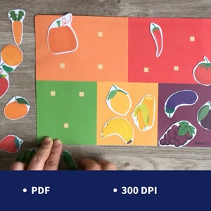 Fruit and Vegetable Colour Matching, Fruit and Vegetable Color Matching ...