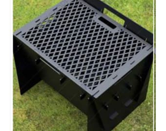 Collapsible Firepit Triangle Grill Bbq DXF Files for - Etsy