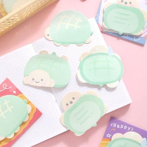 Standing Turtle-shaped Sticky Notes, 74x57mm, 30 Sheets, Perfect for ...