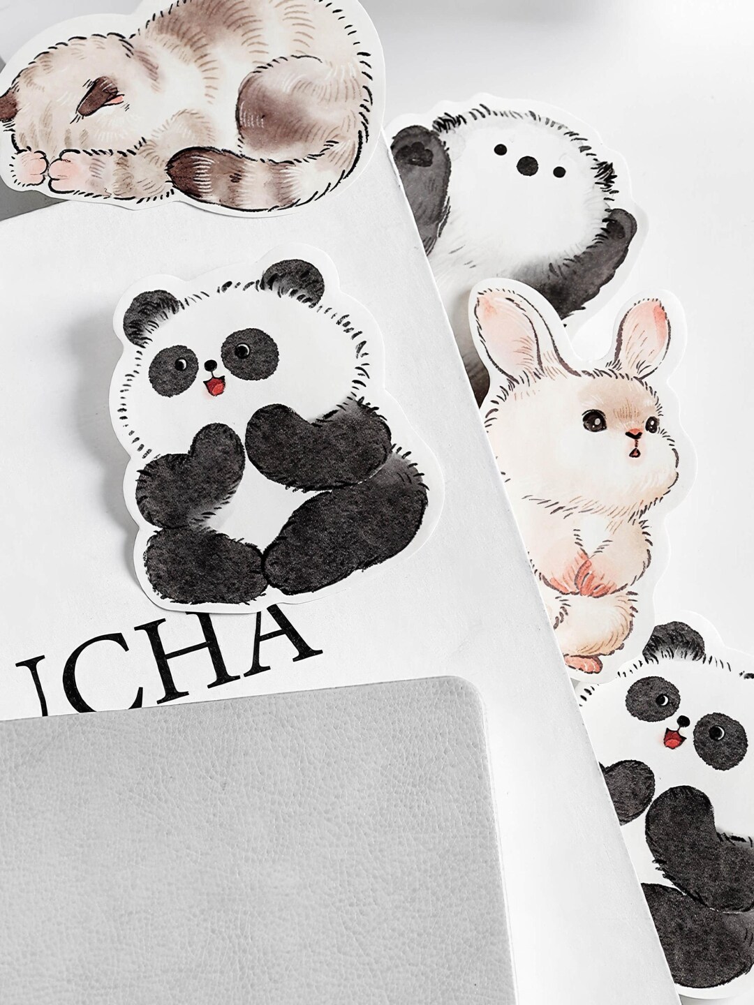 Cute Animal Sticky Notes | Cartoon Panda, Cat, Bunny, Otter Designs ...