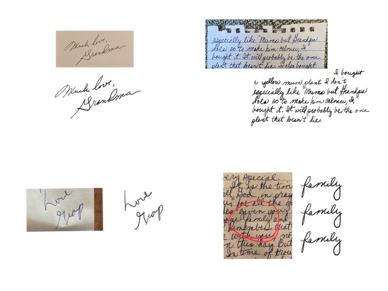 PERSONALIZED Handwritten Note Digital Art Print CUSTOM - Etsy