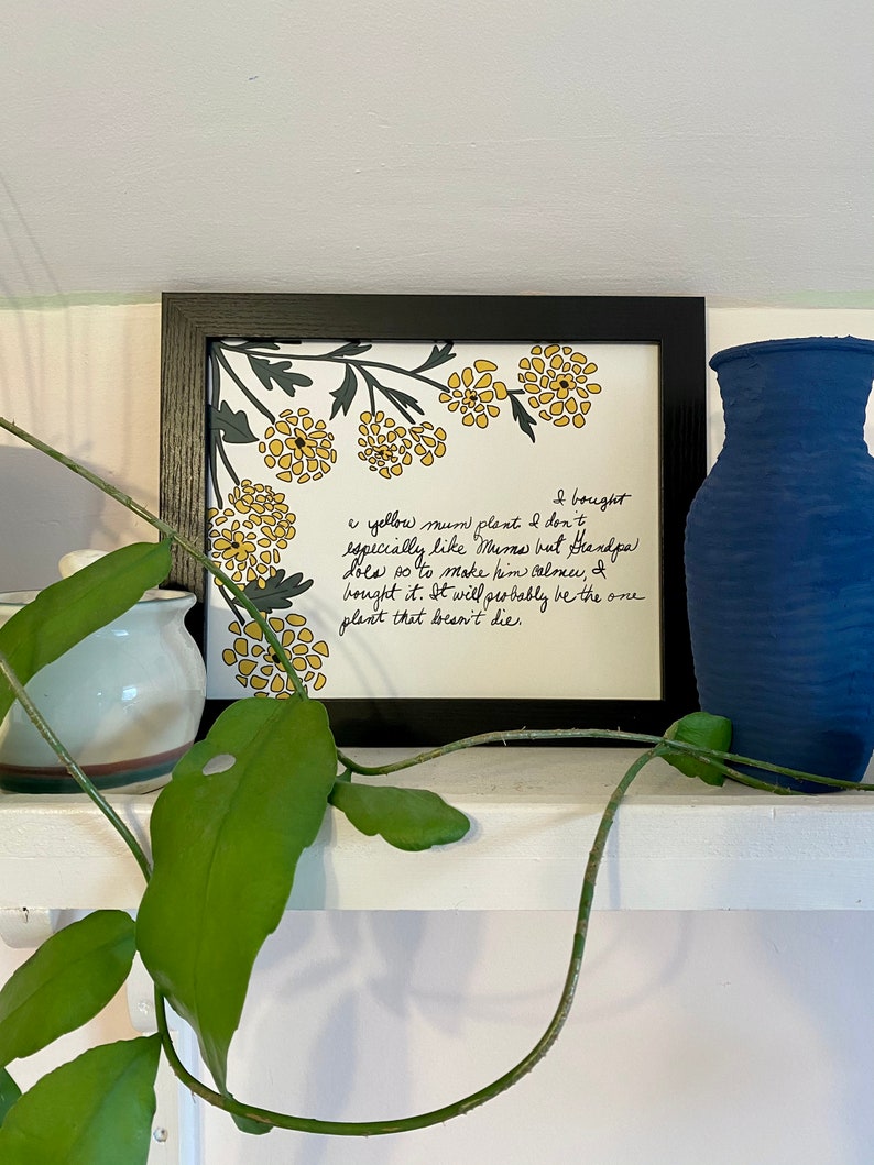 PERSONALIZED Handwritten Note Digital Art Print CUSTOM - Etsy