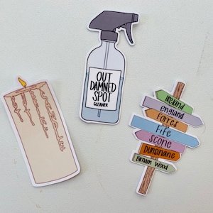 Macbeth Sticker Set Vinyl Die Cut Water Resistant Laptop - Etsy