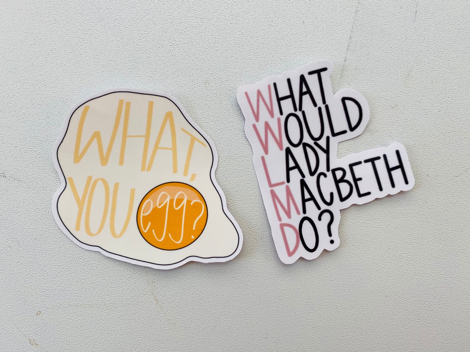 Macbeth Sticker Set Vinyl Die Cut Water Resistant Laptop - Etsy