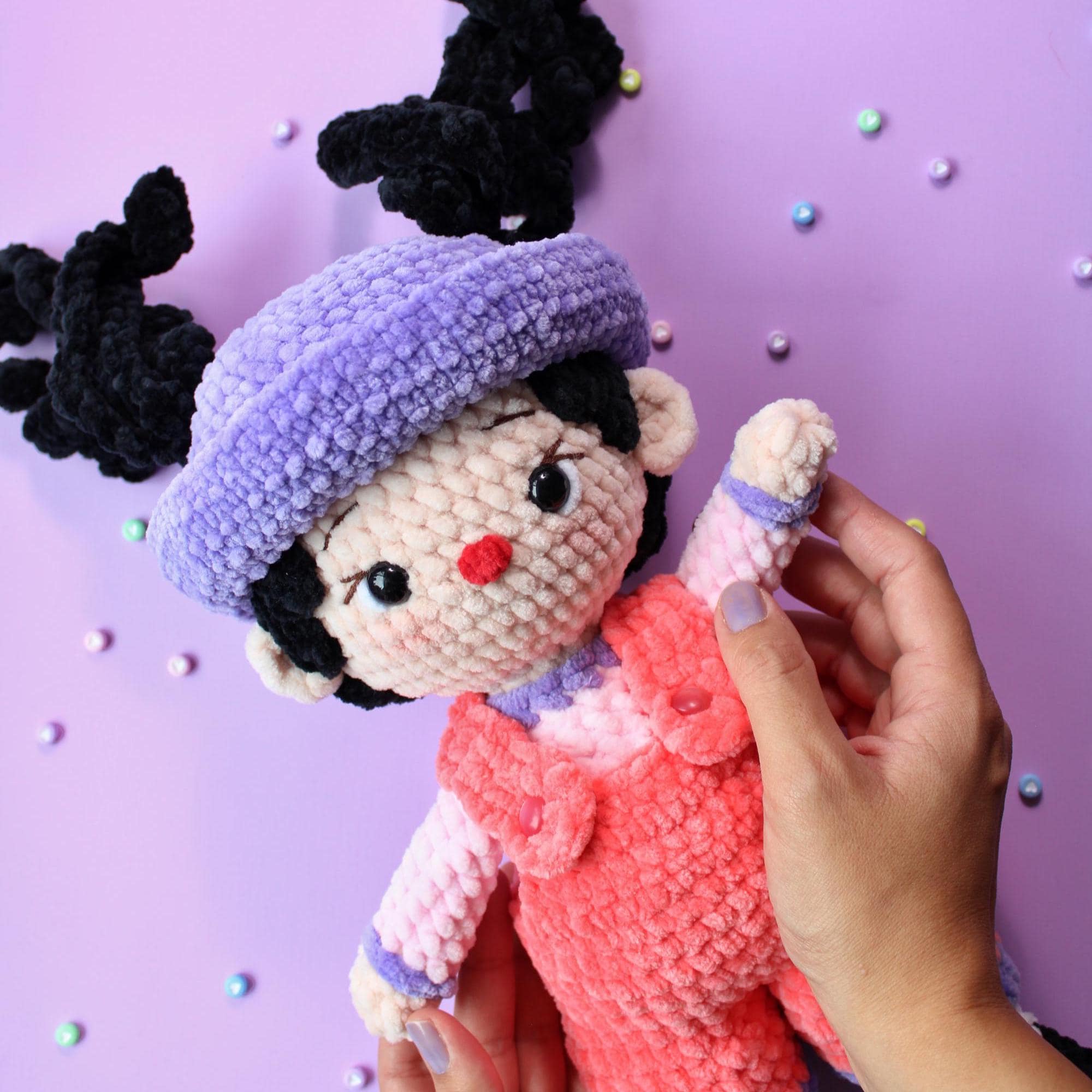 Loonette the Clown Chunky Yarn Edition DIGITAL Amigurumi Crochet ...