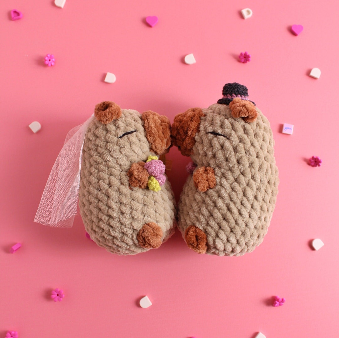Low Sew Crochet Capybara Pattern: Customizable Amigurumi (PDF Pattern ...