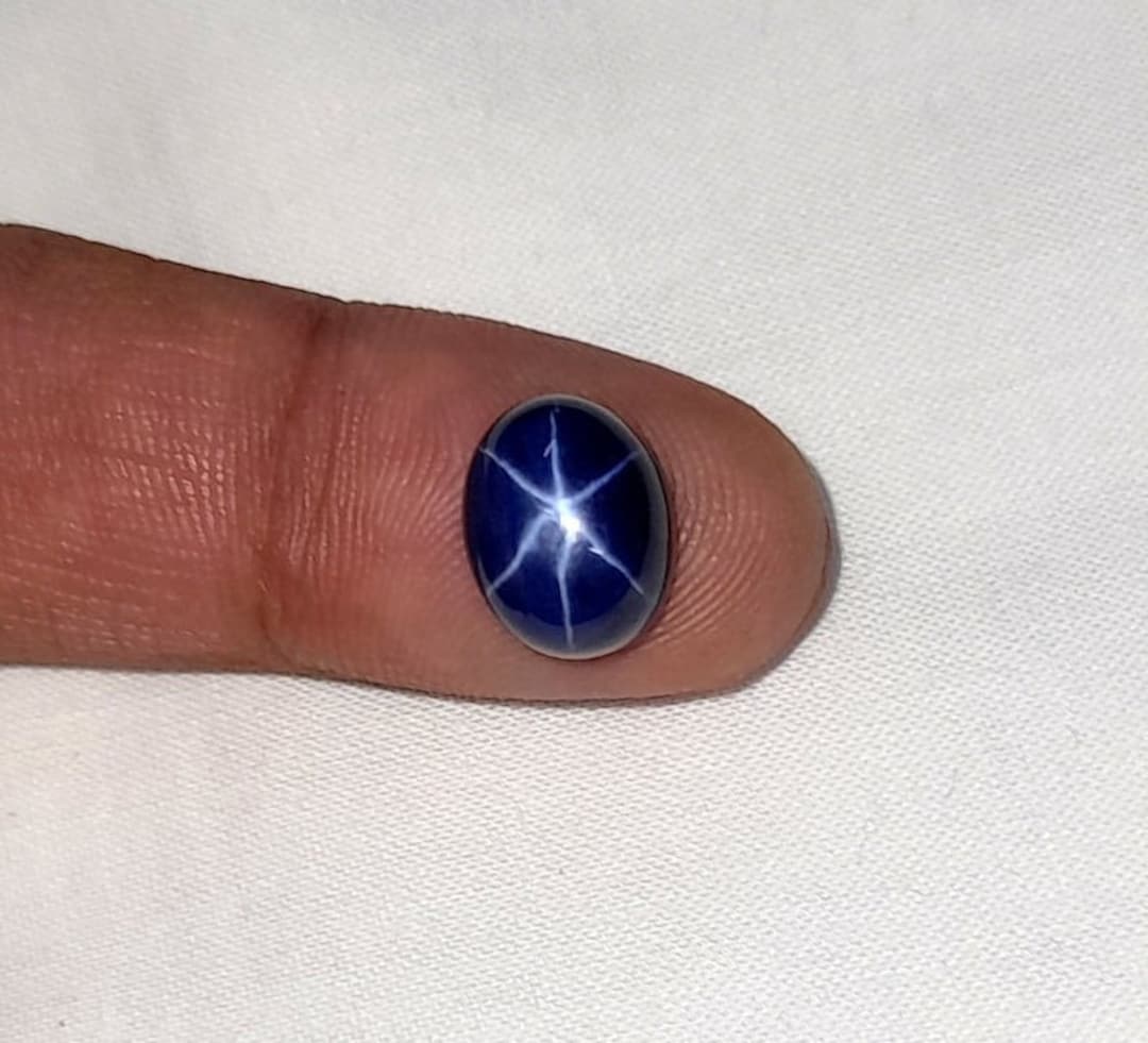 STAR SAPPHIRE 5 Ct Gemstone Top Quality Natural Star Sapphire Gemstone ...
