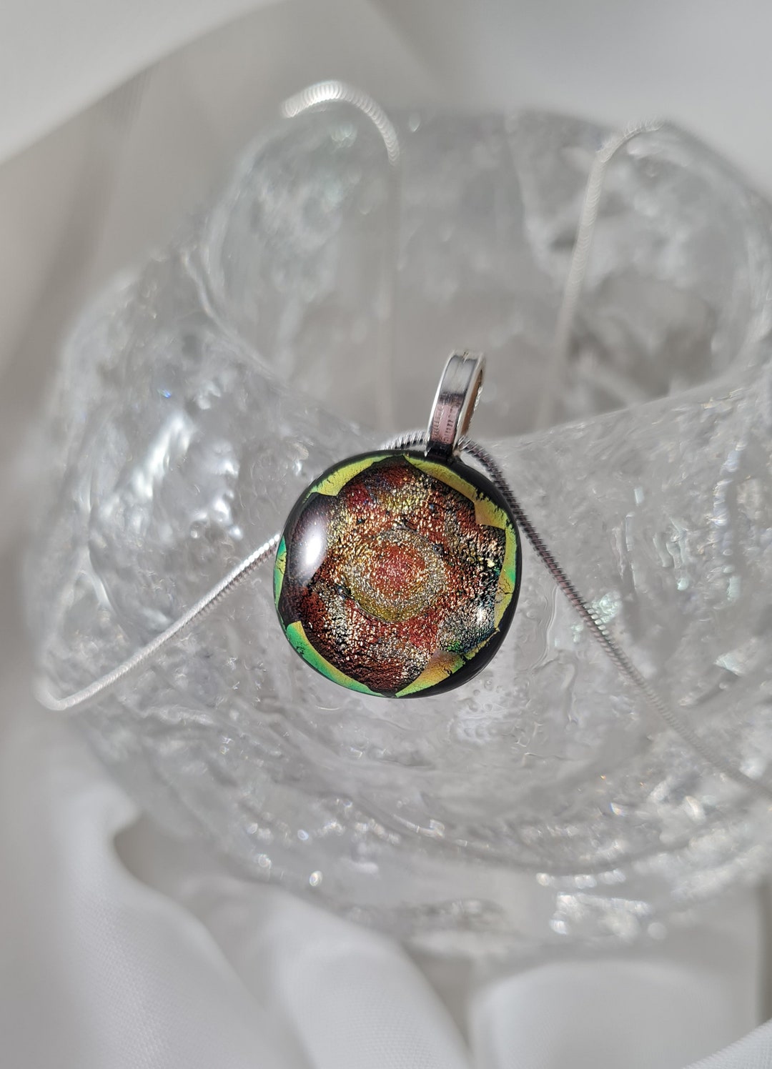 Amazing Golden - Brown Northern Lights Necklaces - Icelandic Northern ...